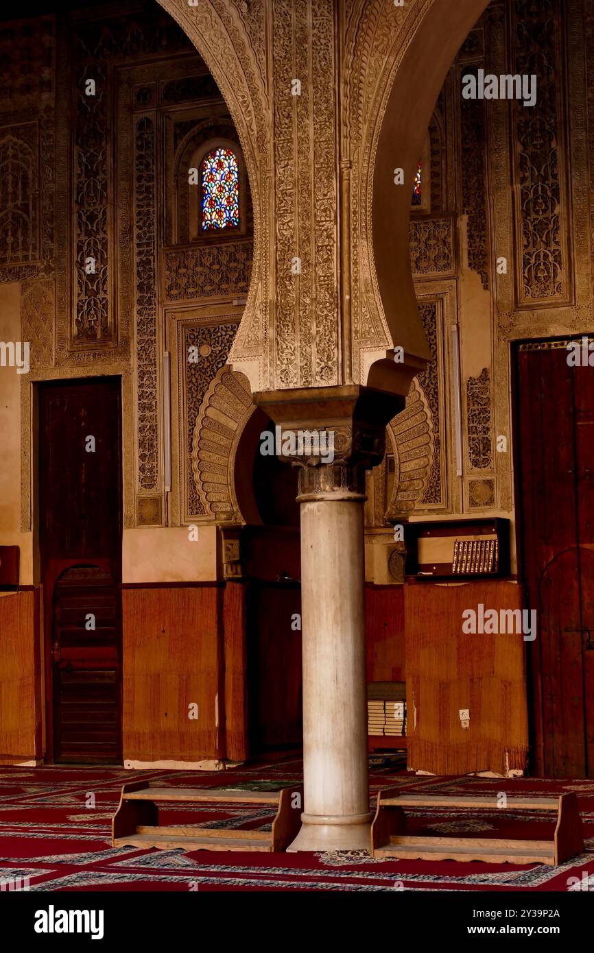 Bou Inania Madrasa in Fez, Morocco, North Africa,Fes, Morocco, North ...