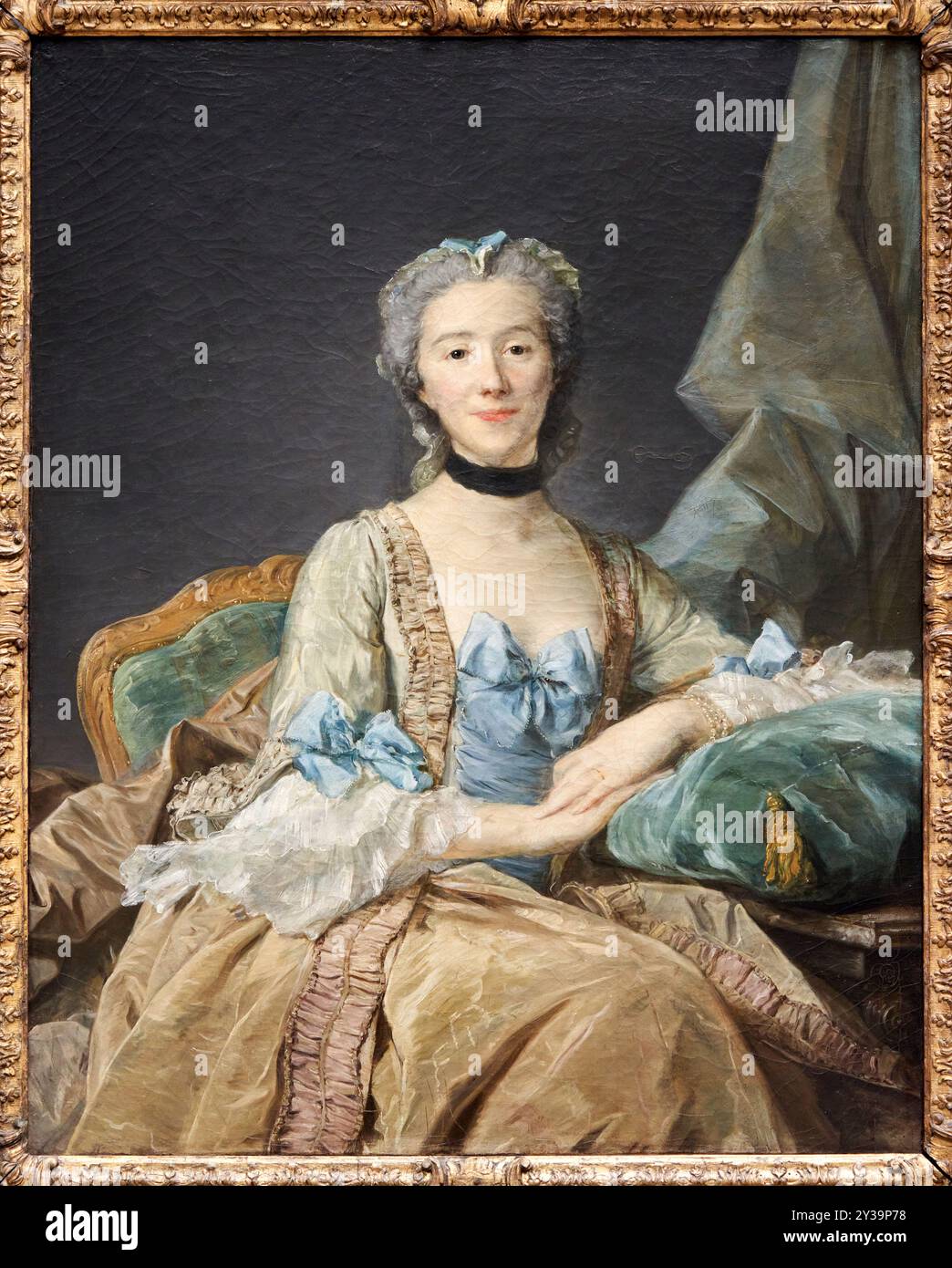Portrait of Madame de Sorquainville, wife of a counsellor at the ...