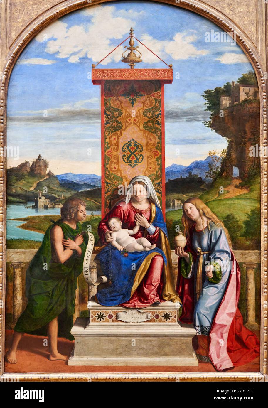 The Virgin and Child between Saint John the Baptist and Saint Mary ...