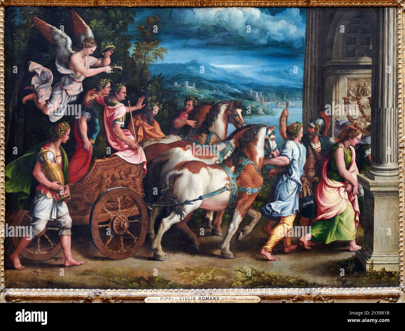 Triumph of the roman emperors titus and vespasian hi-res stock ...