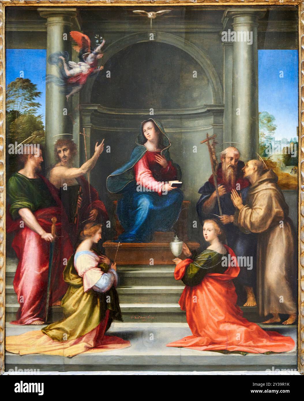 The Incarnation of Christ, Oil on panel, 1515, Baccio della Porta, dit ...