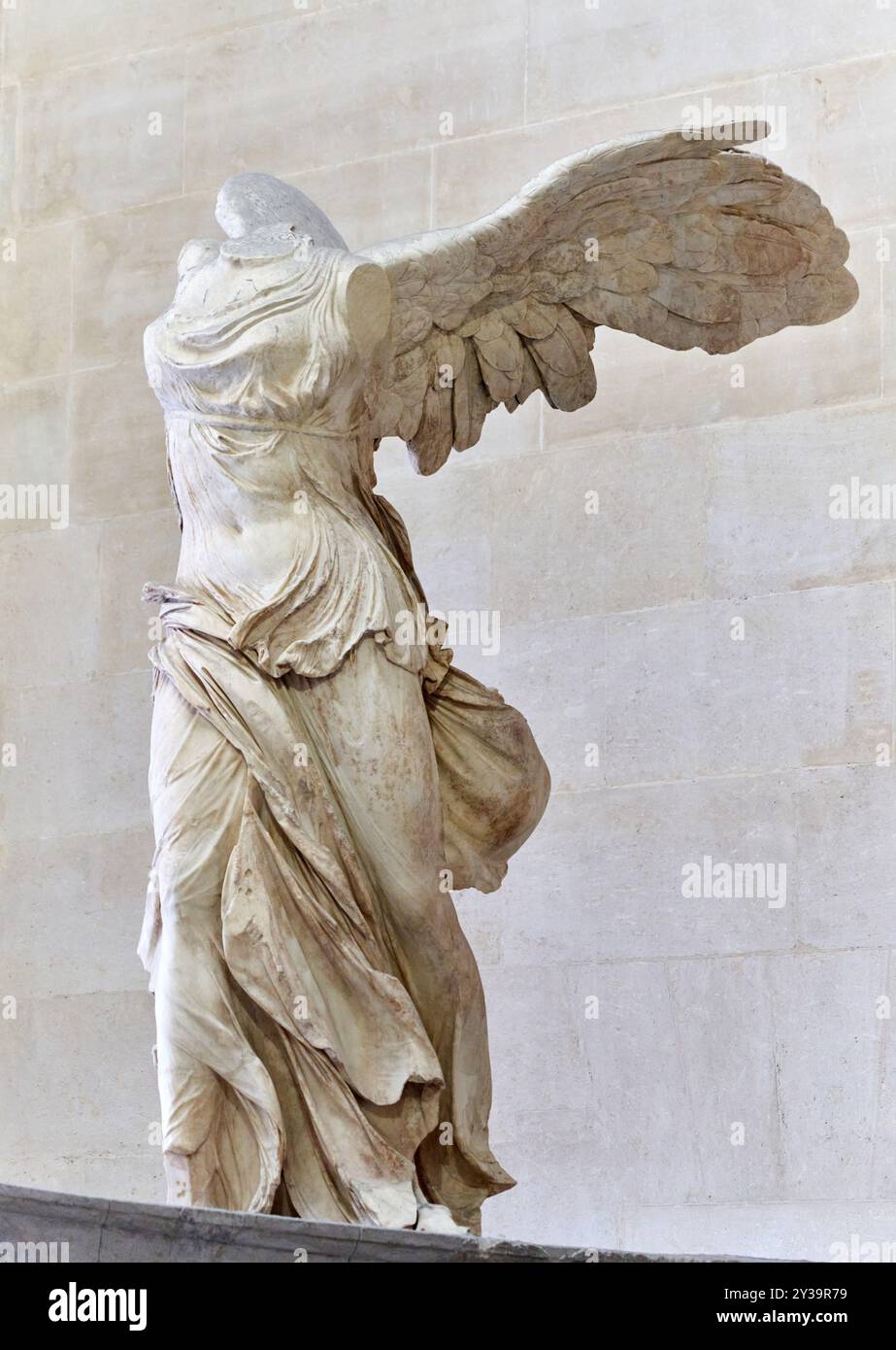 The Winged Victory of Samothrace, Rhodian school, Hellenistic period ...