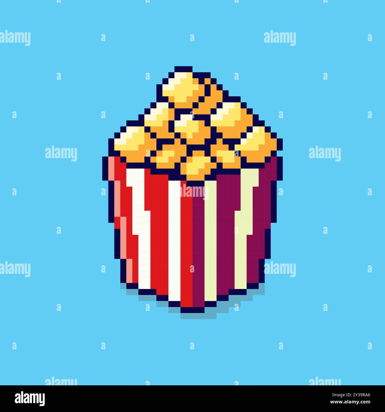 Corn pixel art Stock Vector Images - Alamy