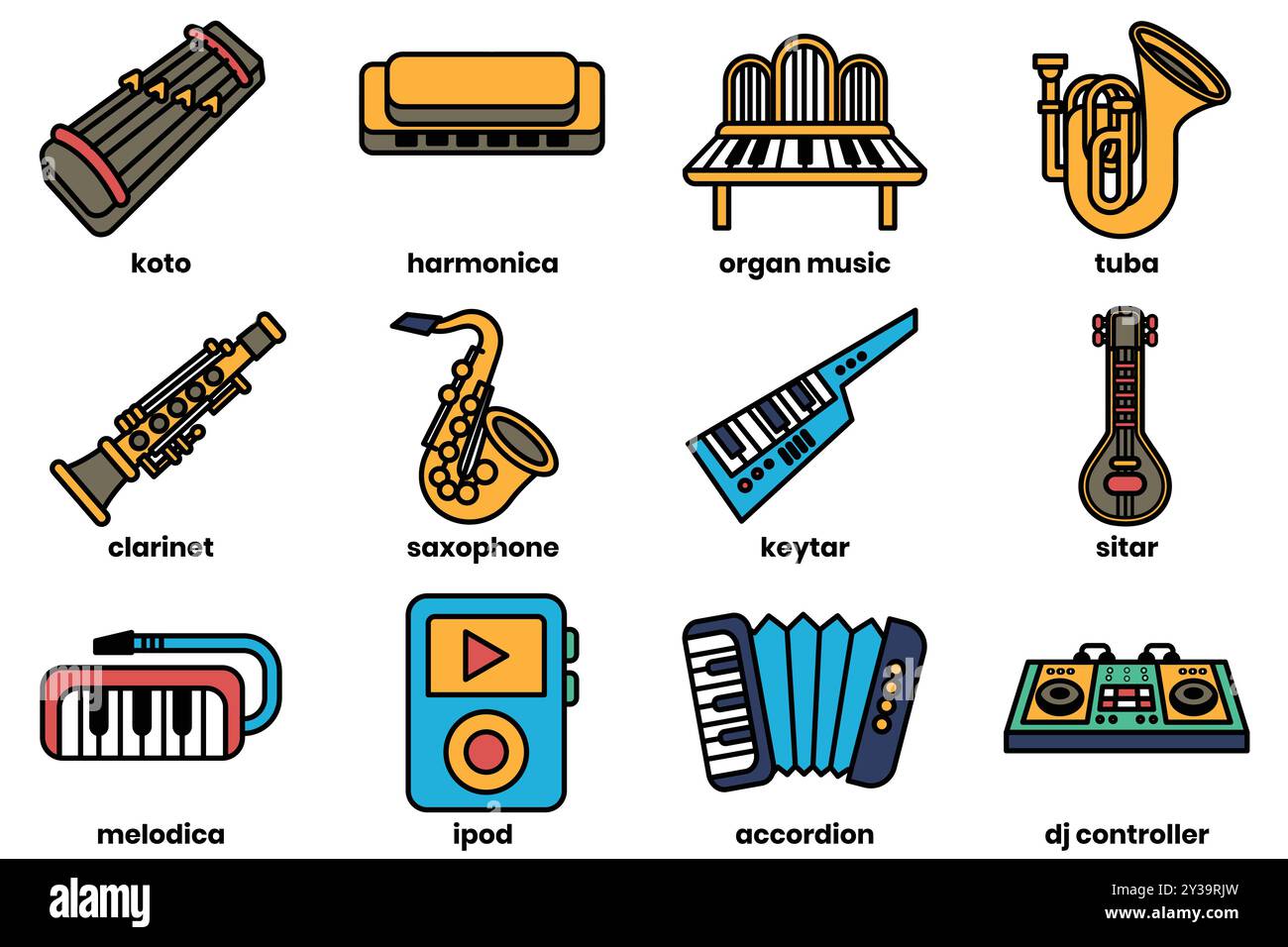 Drawing instruments drawing Stock Vector Images - Alamy