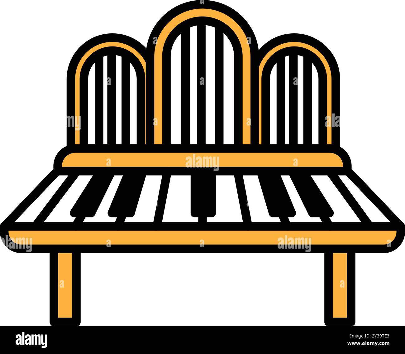 Organ pipe wood Stock Vector Images - Alamy
