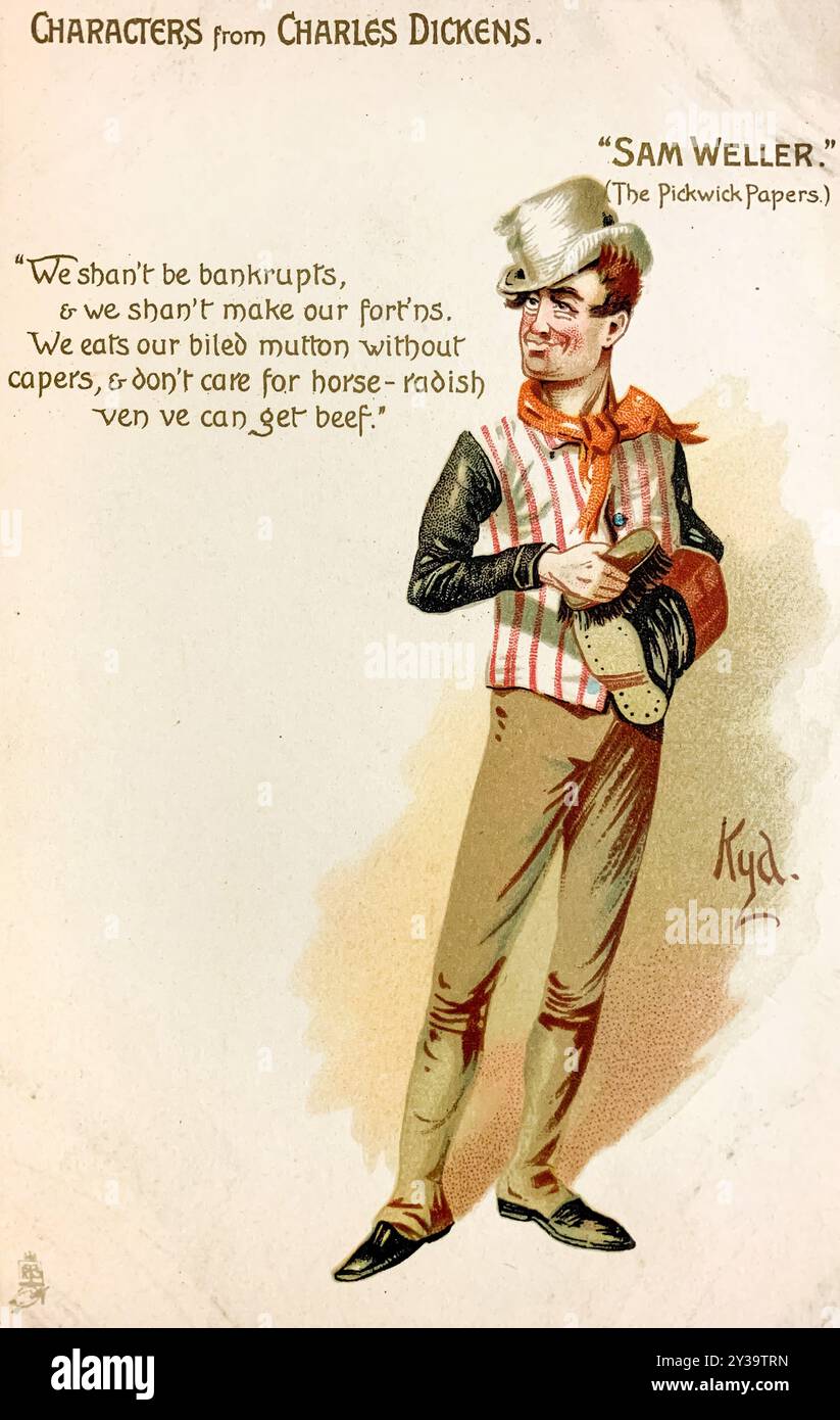 Charles Dickens - Characters from Charles Dickens Sam Weller the ...
