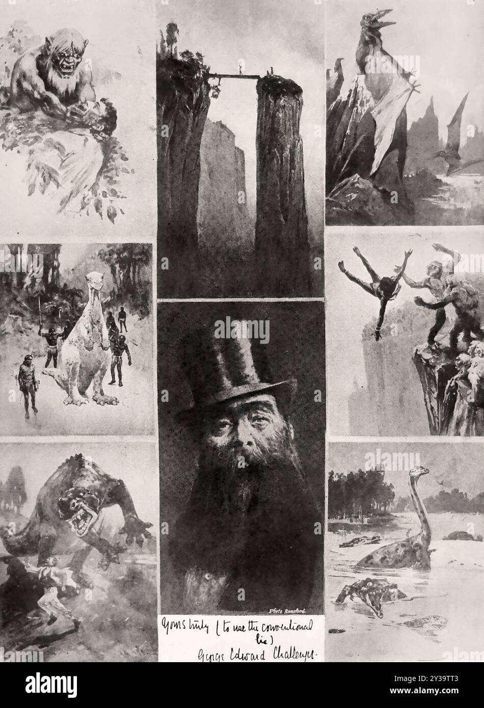 Arthur Conan Doyle - the Leader of the Explorers with Some of Their ...