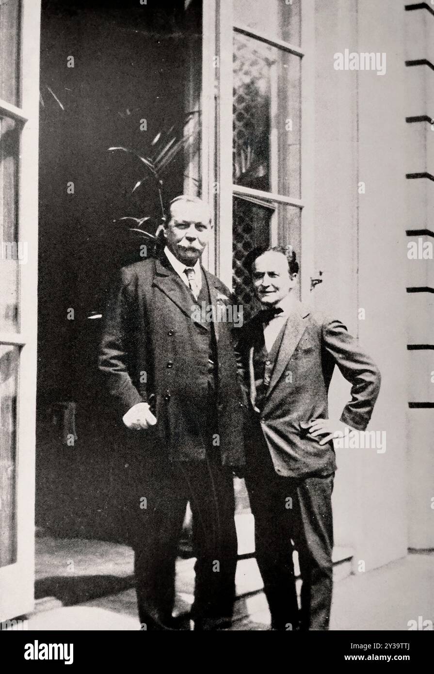 Arthur Conan Doyle - Photo of Arthur Conan Doyle and Harry Houdini in ...