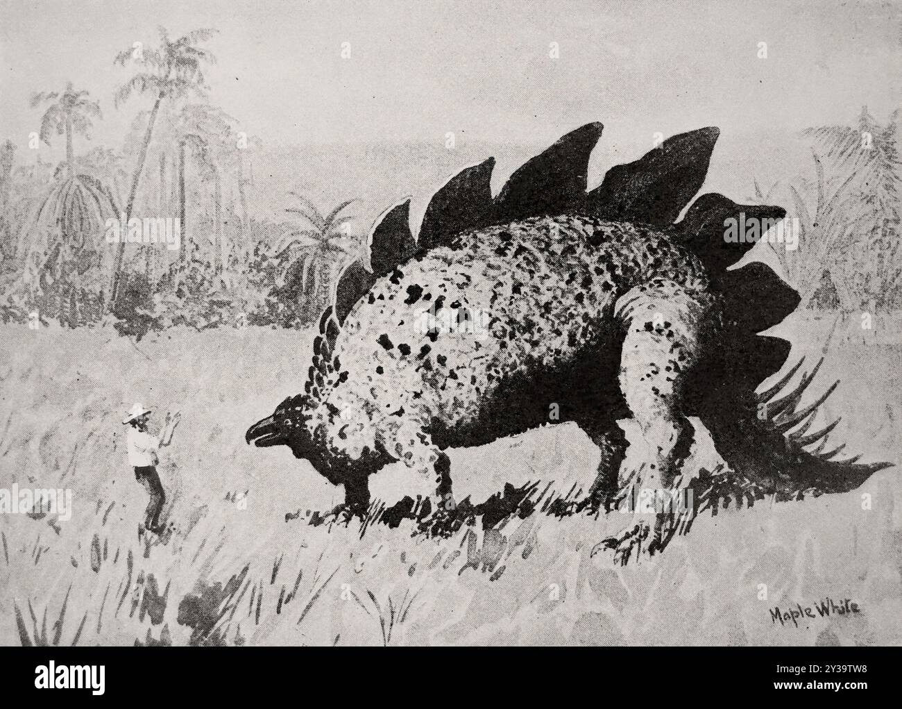 Arthur Conan Doyle - a Monster in Arthur Conan Doyles the Lost World ...