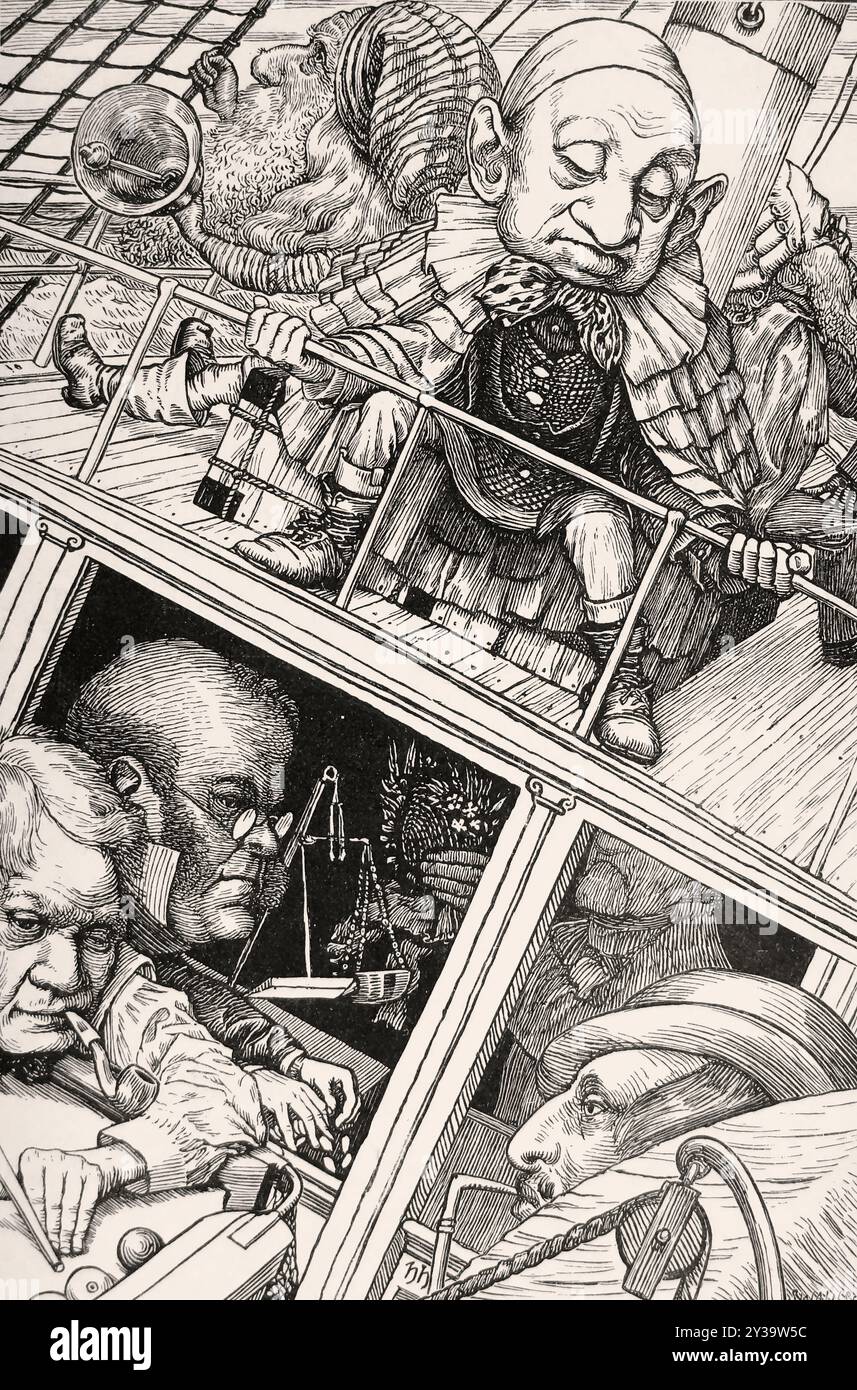 Lewis Carrol - the Baker Top and Billiard Marker Bottom Art by Henry ...