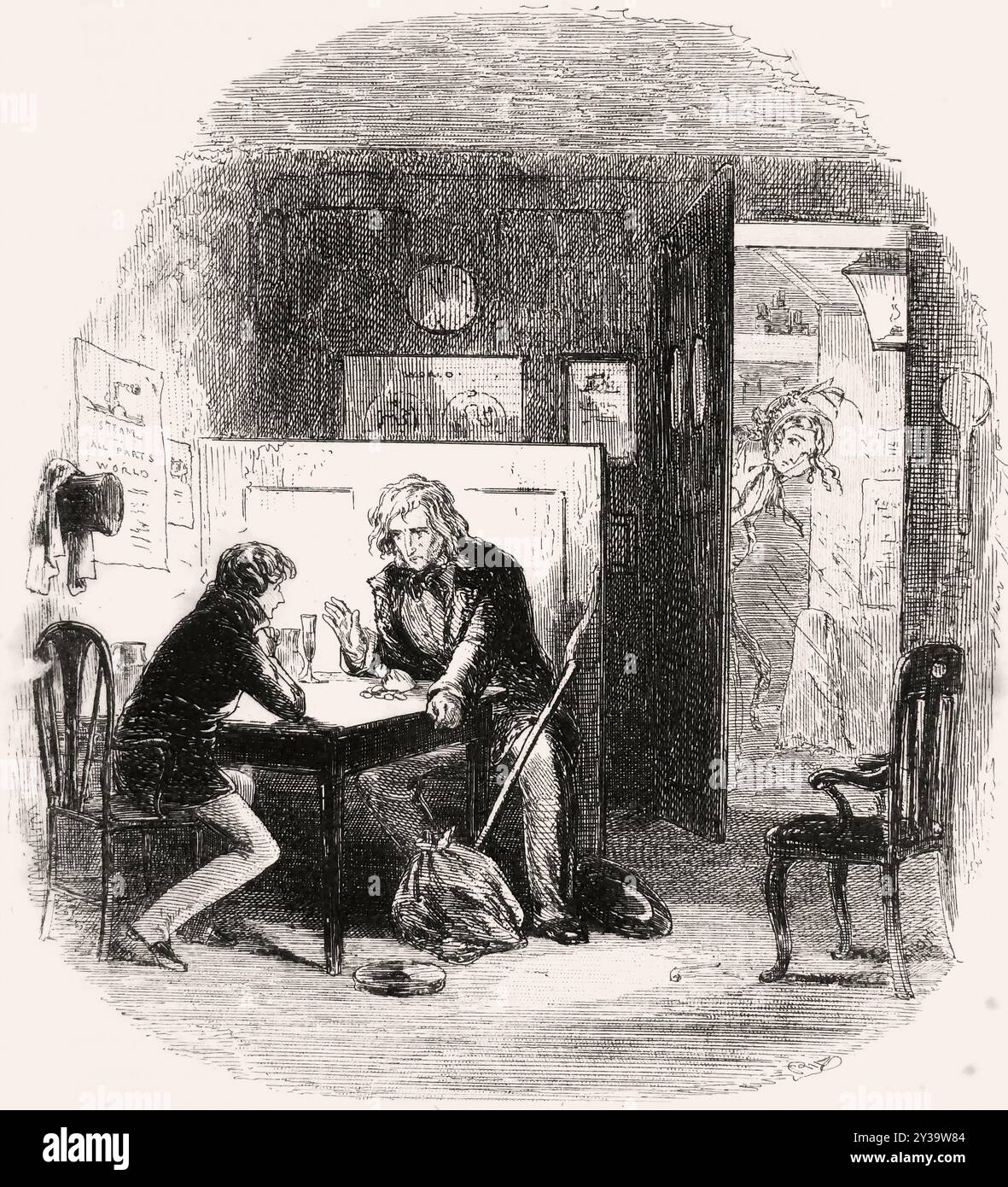 "The Wanderer" by H. K. Browne from "David Copperfield" by Charles ...