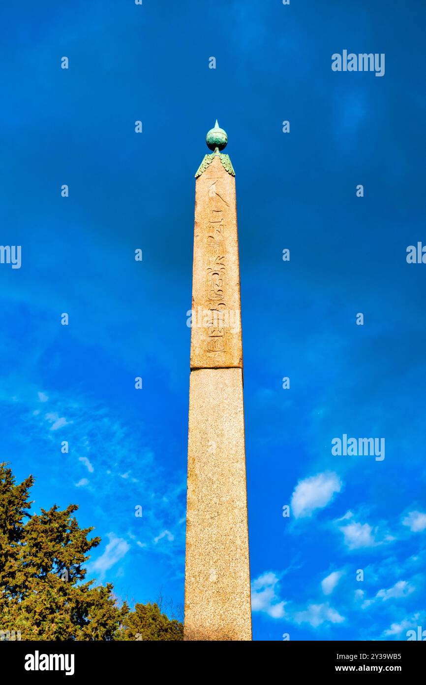 Obelisk of Villa Celimontana, Rome, Italy Stock Photo - Alamy