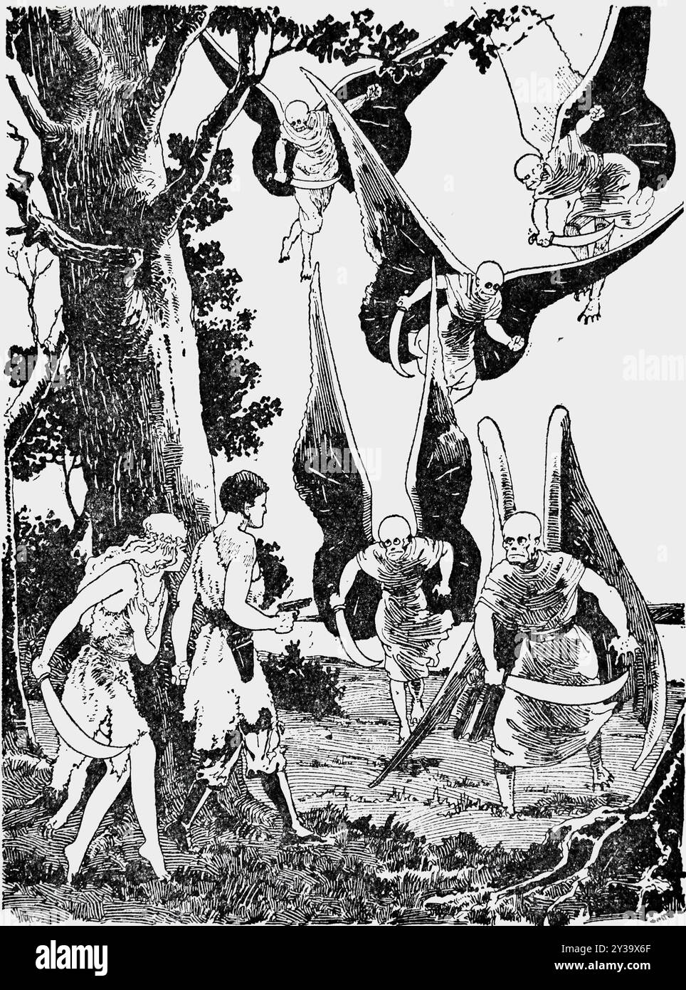 Edgar Rice Burroughs Art by Frank R Paul for Edgar Rice Burroughs the ...