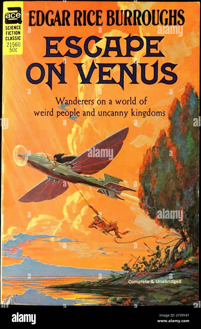 Edgar Rice Burroughs Ace 21560 1969 Cover by Roy Krenkel Jr Reprint of ...