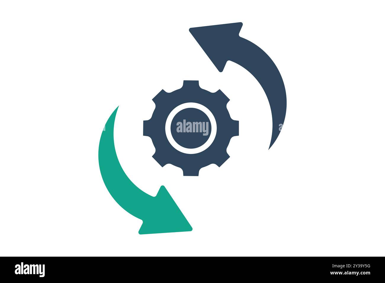 Progress icon. solid icon style. gear with arrow. icon related to SWOT ... Progress icon. solid icon style. gear with arrow. icon related to SWOT ...