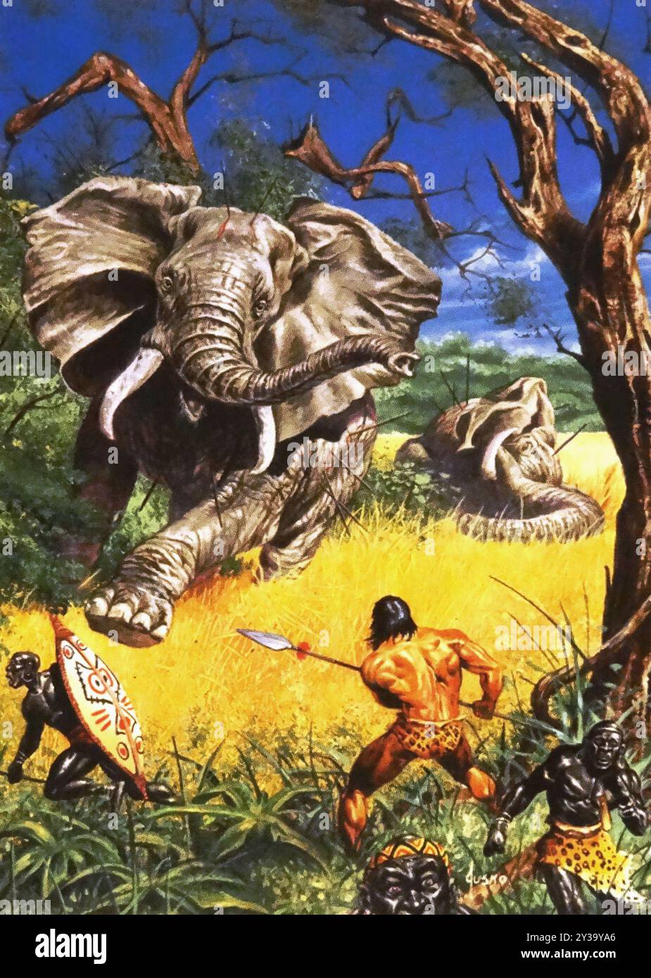 Edgar Rice Burroughs Artwork by Joe Jusko from His Book Art of Edgar ...