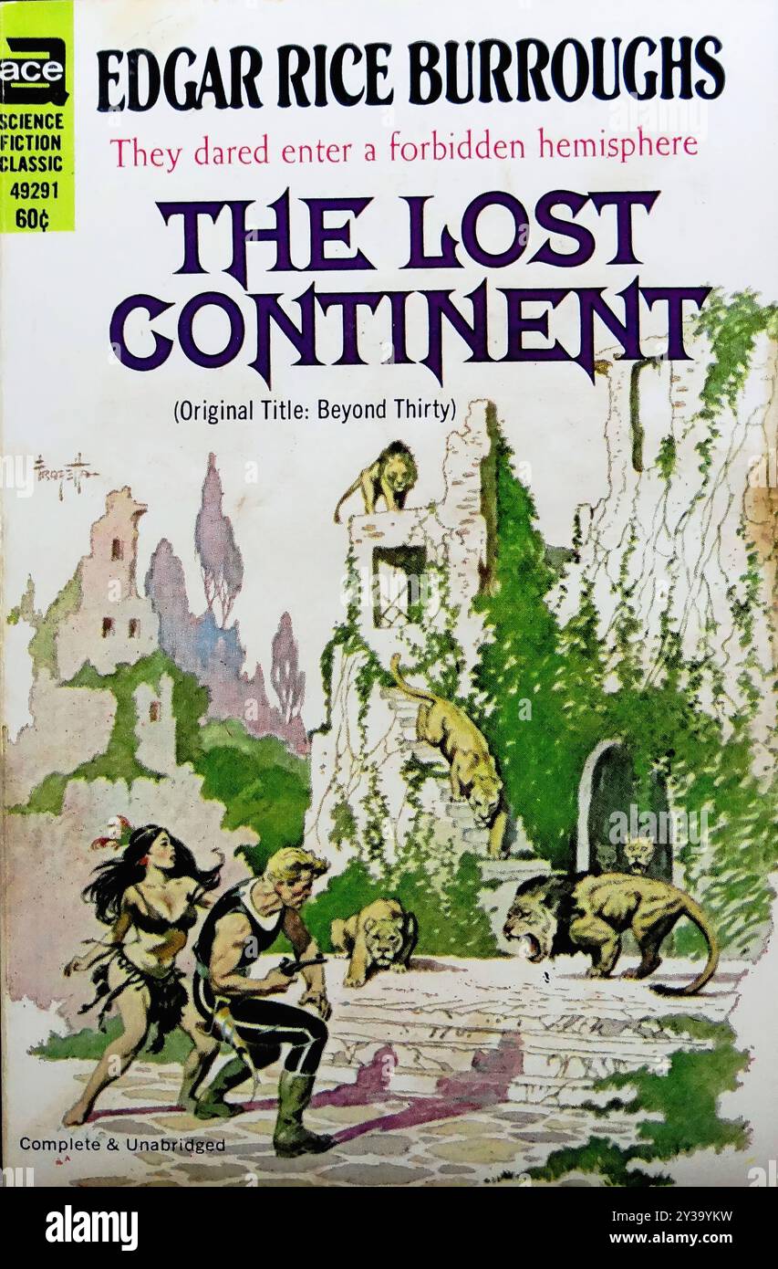 Edgar Rice Burroughs the Lost Continent by Edgar Rice Burroughs Ace ...