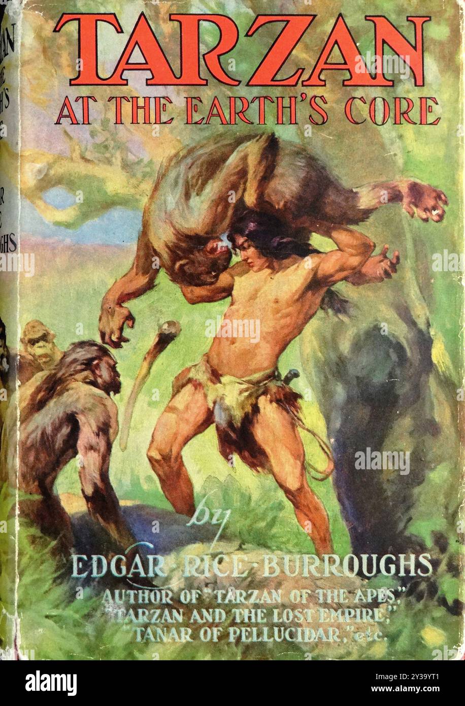 Edgar Rice Burroughs Tarzan at the Earths Core by Edgar Rice Burroughs ...