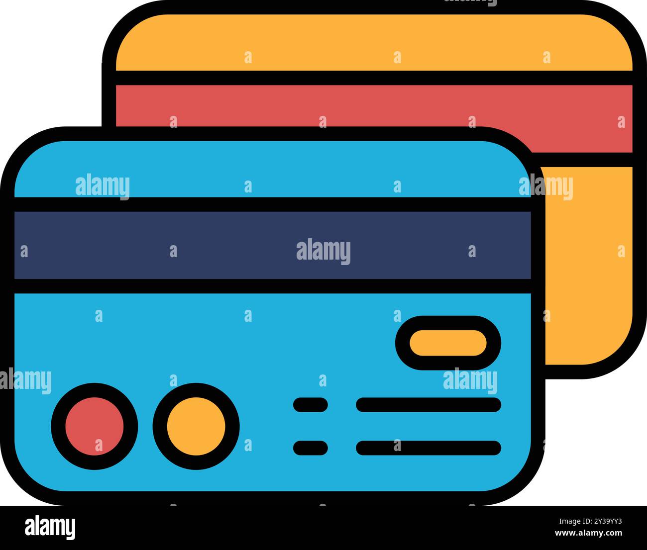 Two credit Stock Vector Images - Alamy