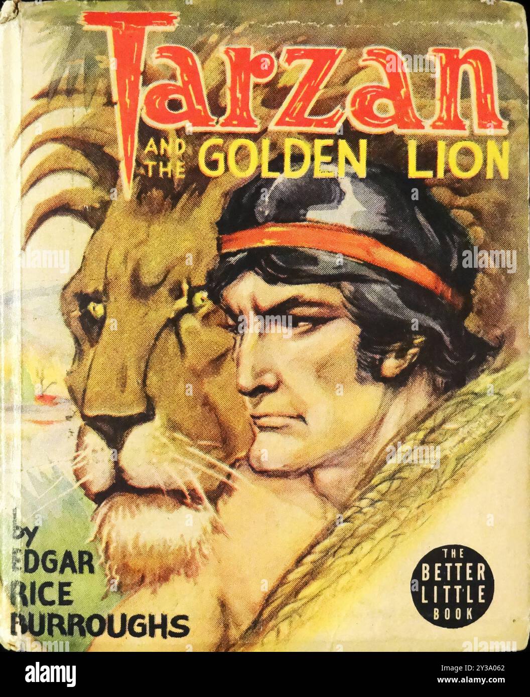 Edgar Rice Burroughs Tarzan and the Golden Lion by Edgar Rice Burroughs ...