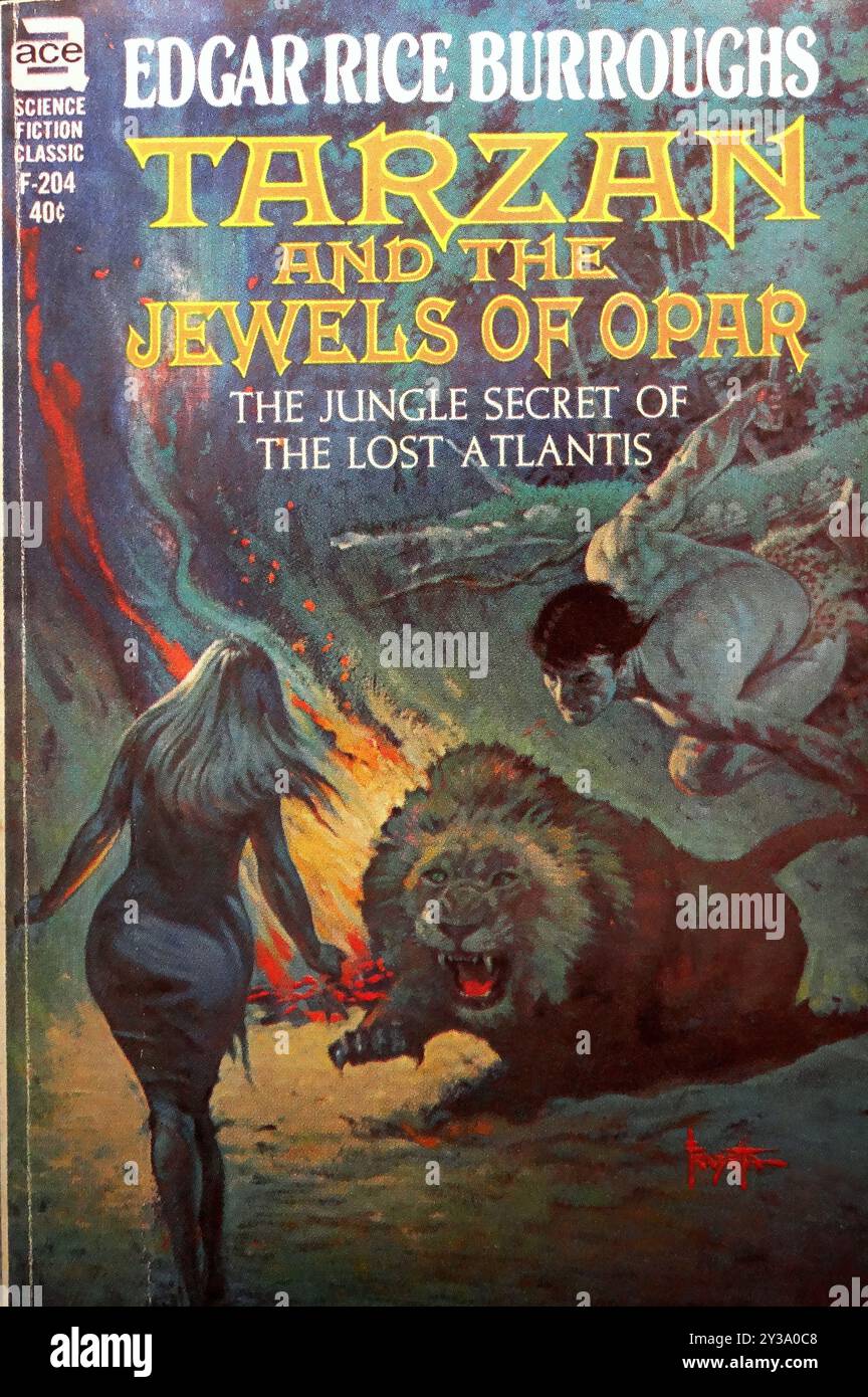 Edgar Rice Burroughs Ace F 204 1963 Cover Art by Frank Frazetta ...