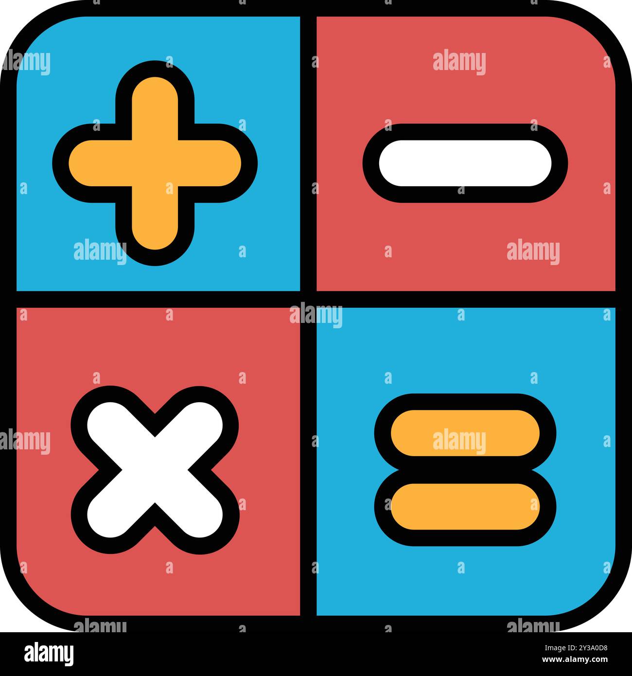 Mathematical symbols white background Stock Vector Images - Alamy