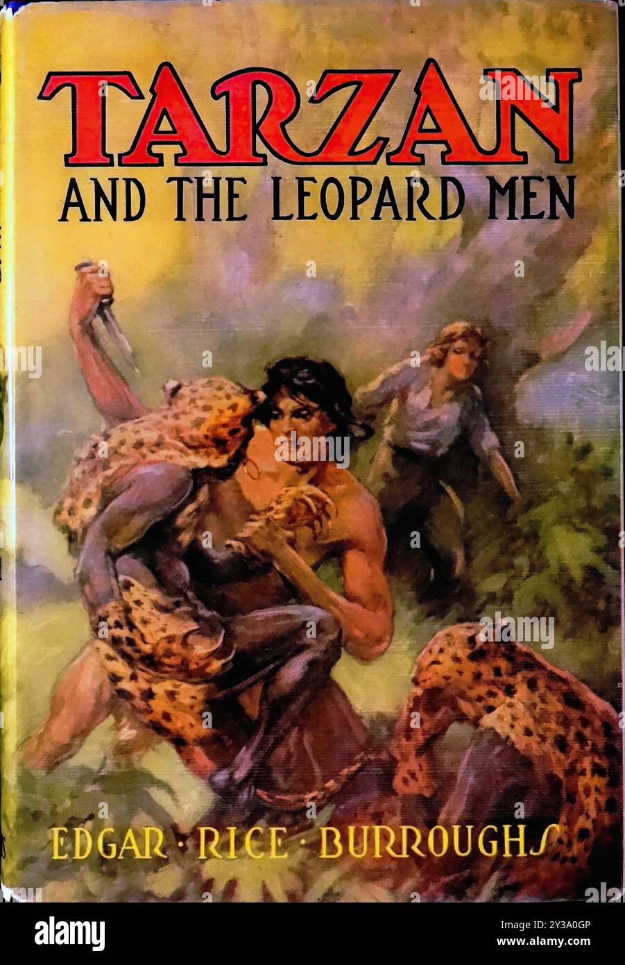 Edgar Rice Burroughs Tarzan and the Leopard Men by Edgar Rice Burroughs Tarzana Erb Inc 1935 ...
