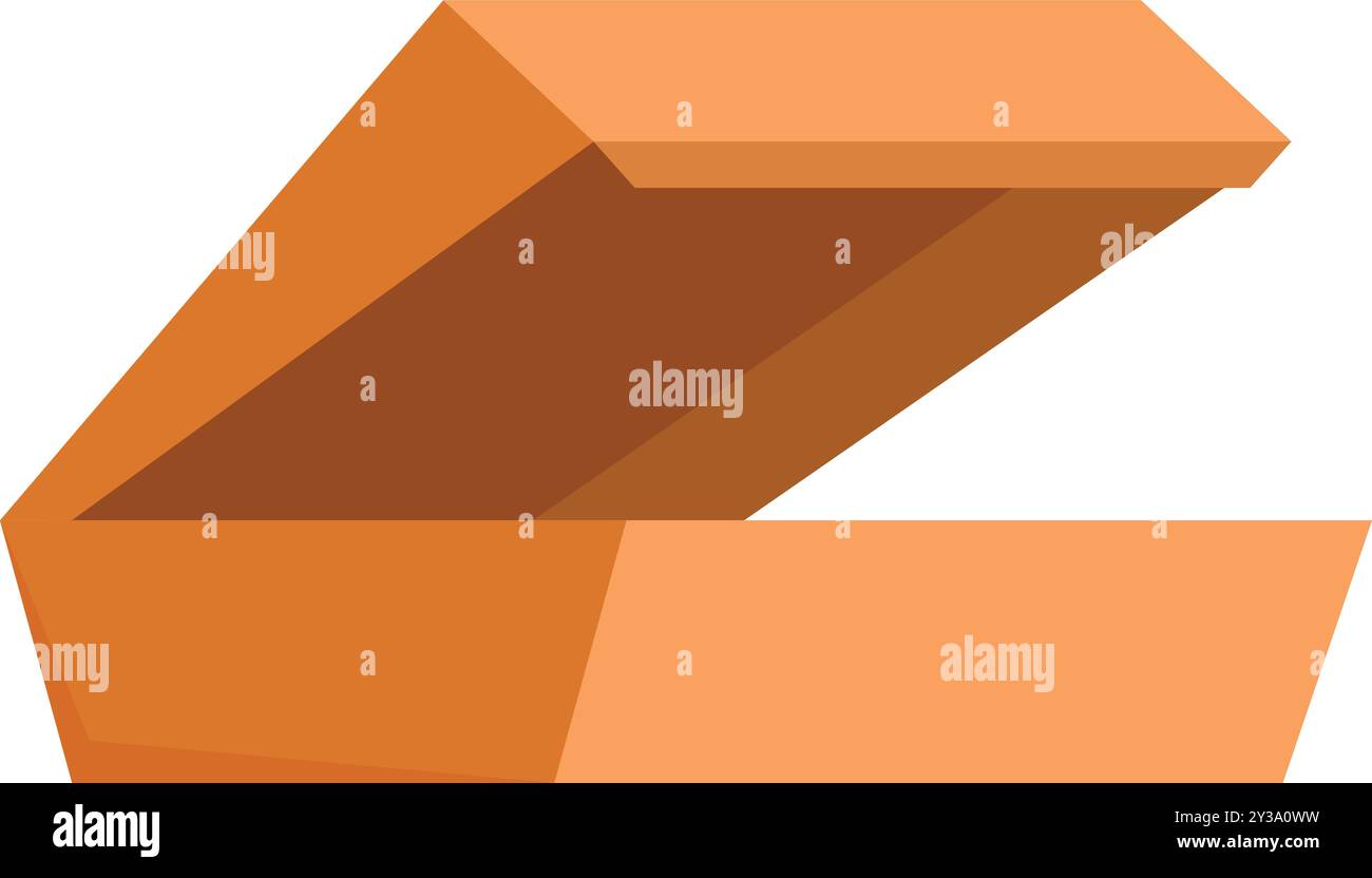 Minimalist packaging mockup with open lid revealing empty space for ...