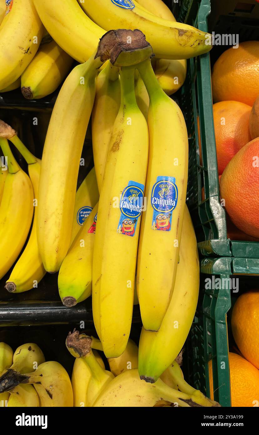Bayern, Deutschland 13.September 2024: Hier der Blick im Supermarkt ...