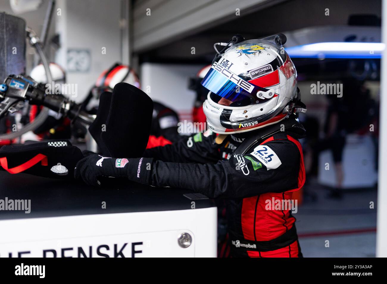 CAMPBELL Matt (aus), Porsche Penske Motorsport, Porsche 963, portrait ...
