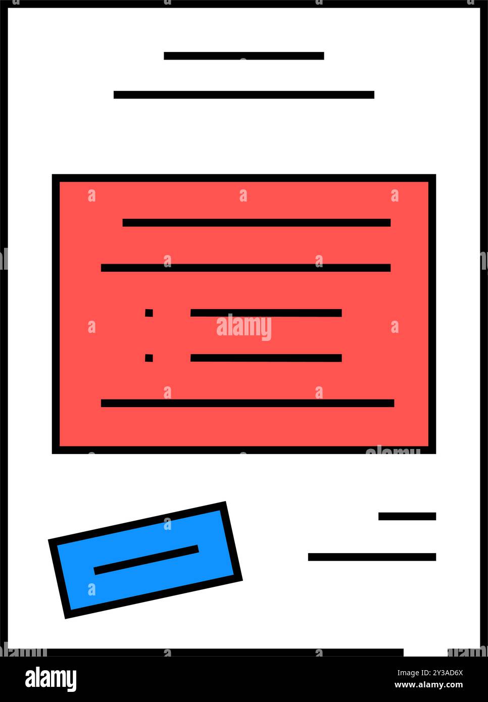 Press release color icon Cut Out Stock Images & Pictures - Alamy