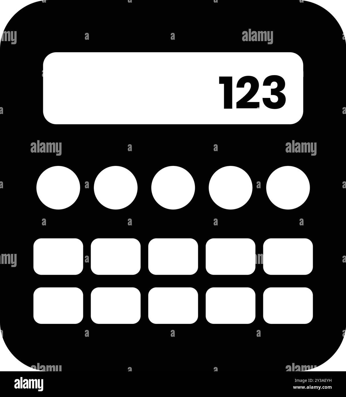 Calculator screen Black and White Stock Photos & Images - Alamy