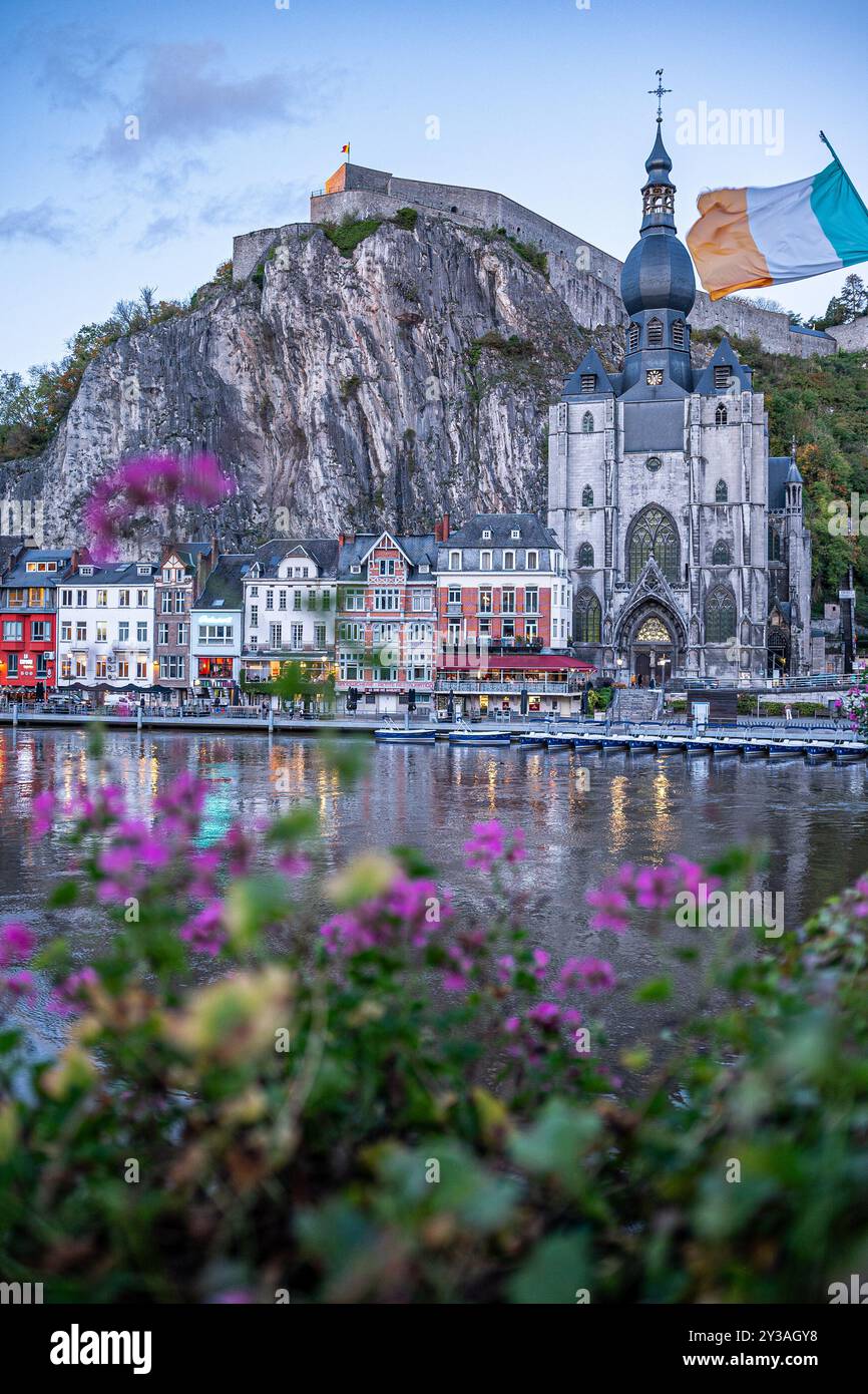 Fantastic evening in Dinant, Belgium Stock Photo - Alamy