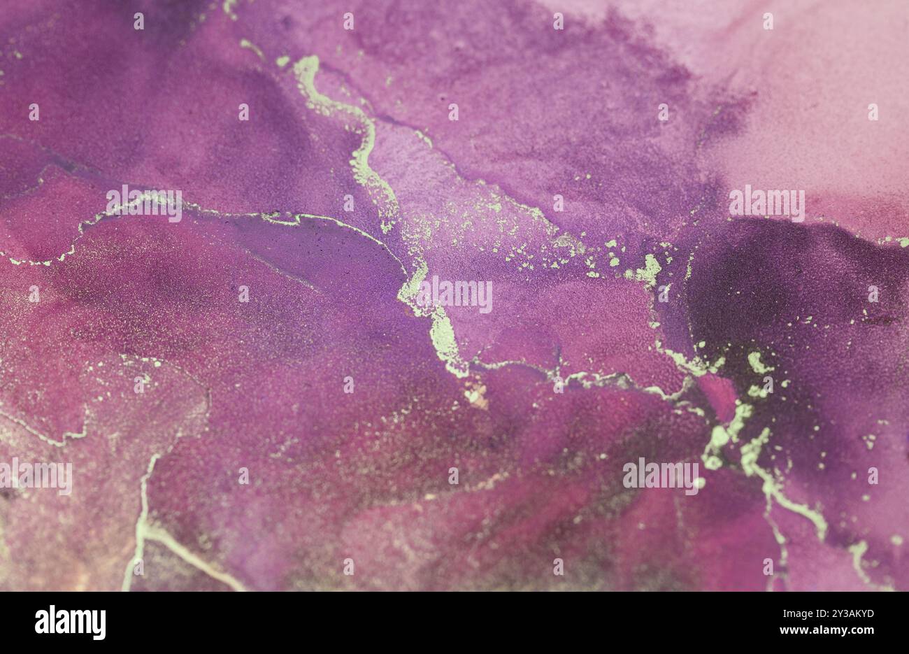 Abstract purple and green texture resembling natural landscapes or ...