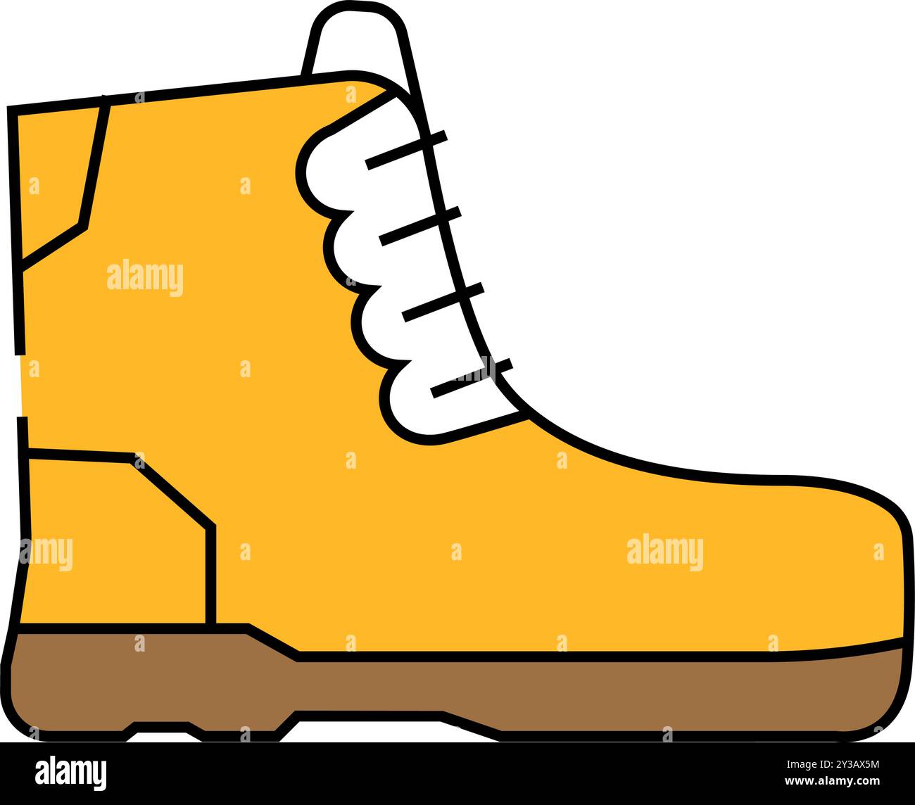 work boots civil engineer icon color illustration Stock Vector Image ...