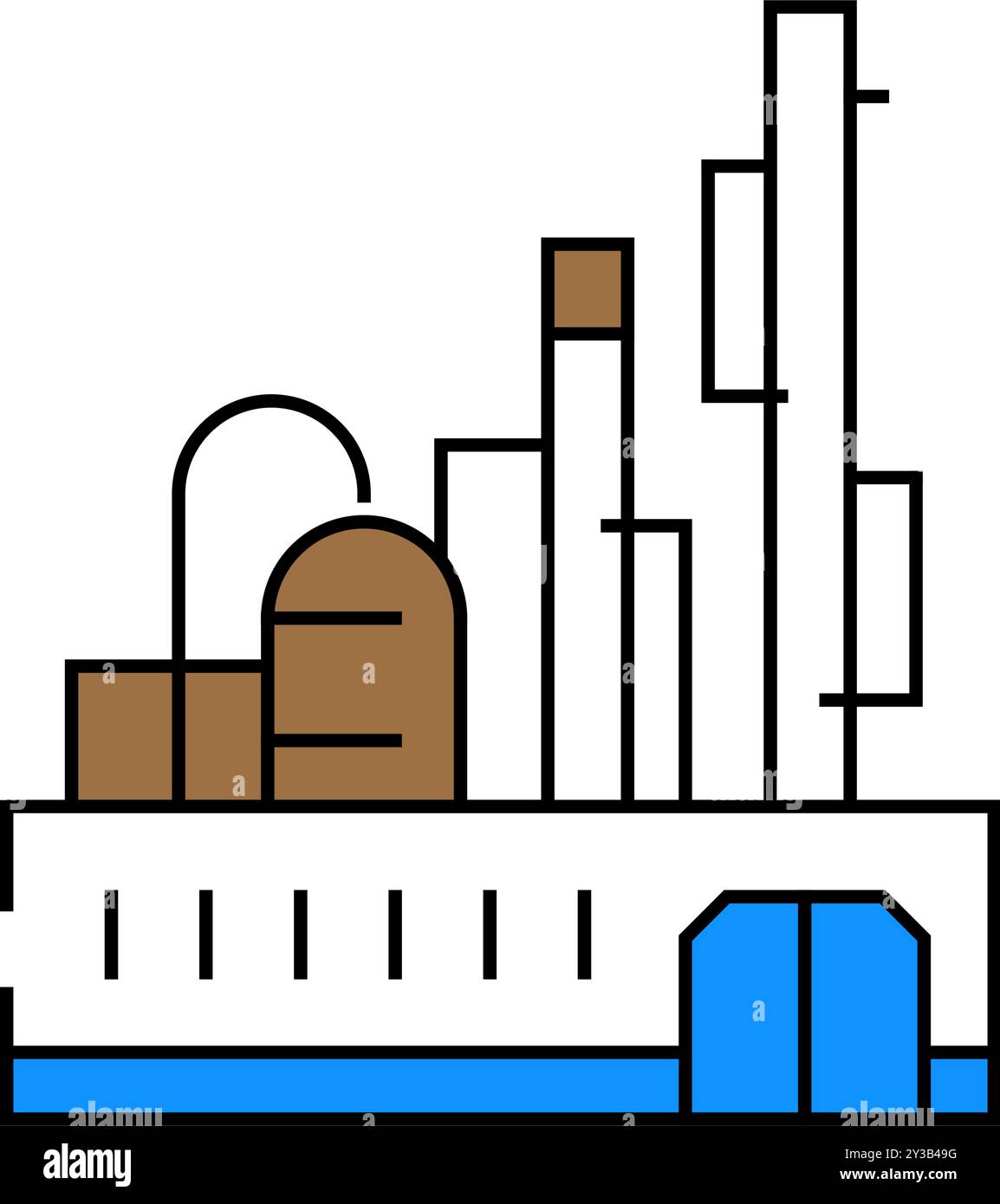 Industrial engineer chemical plant Stock Vector Images - Alamy