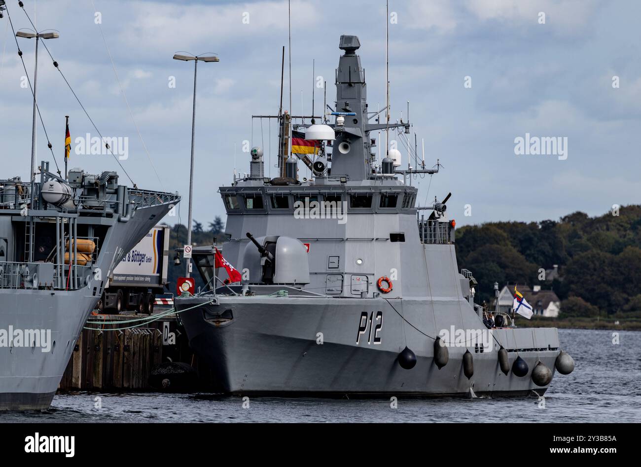 13 September 2024, Schleswig-Holstein, Kiel: The multifunctional patrol ...