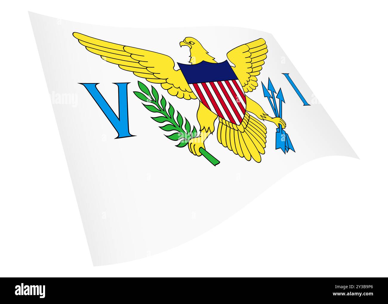 Flag us virgin islands hi-res stock photography and images - Alamy