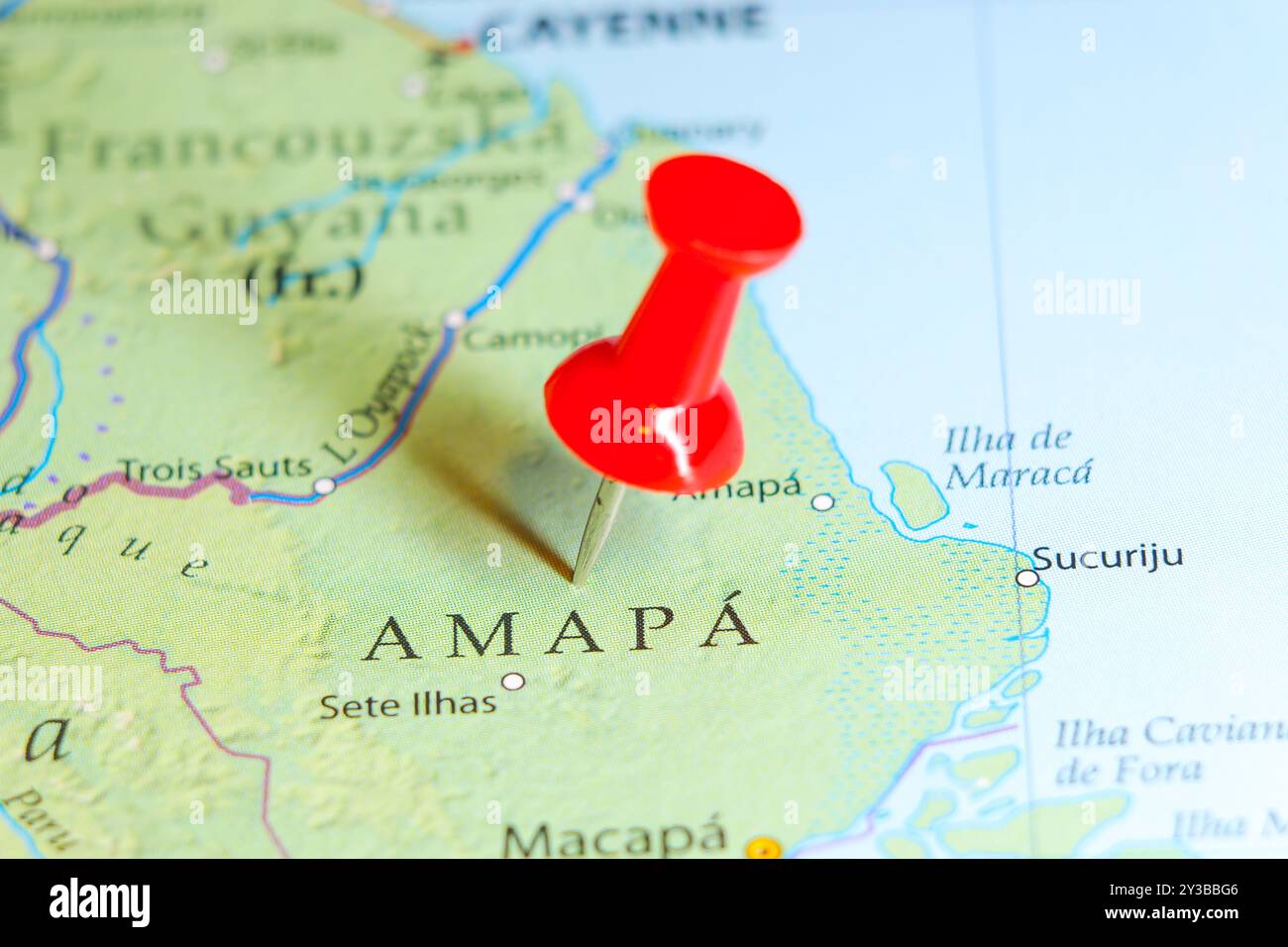Map amapa state brazil hi-res stock photography and images - Alamy