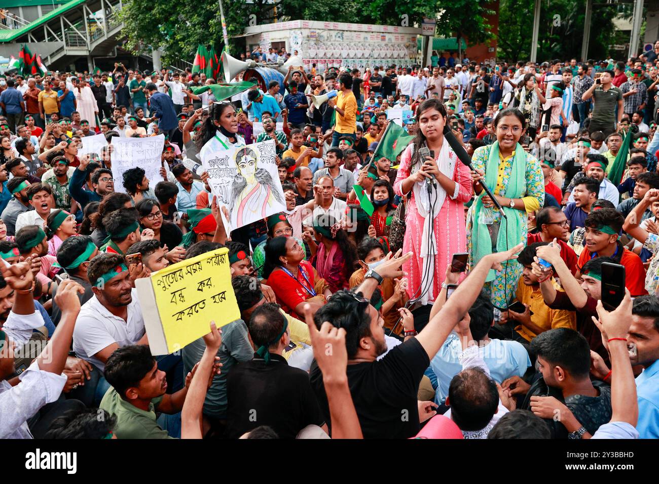 Dhaka, Bangladesh. 13th Sep, 2024. In the ongoing situation of ...