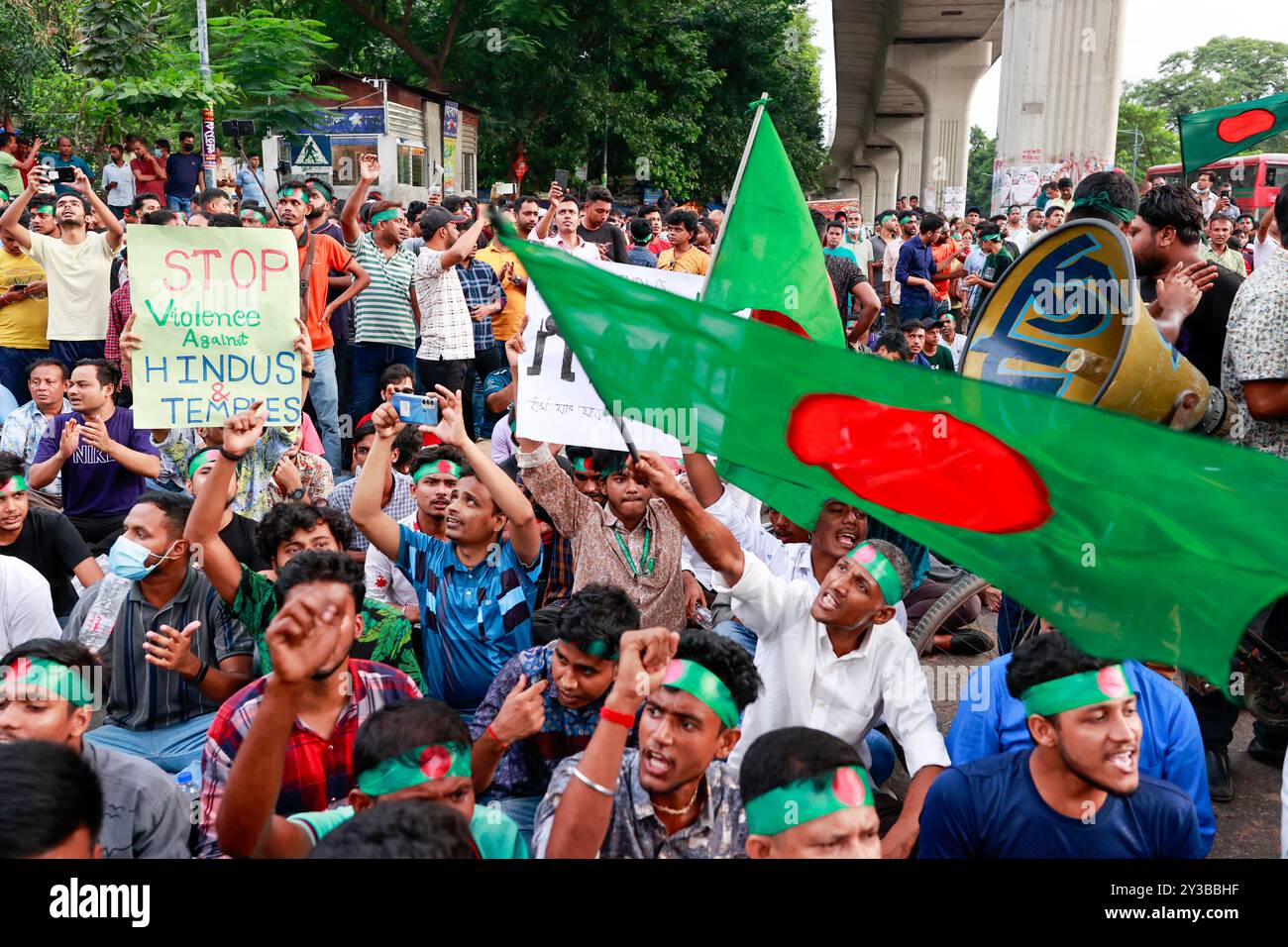 Dhaka, Bangladesh. 13th Sep, 2024. In the ongoing situation of ...