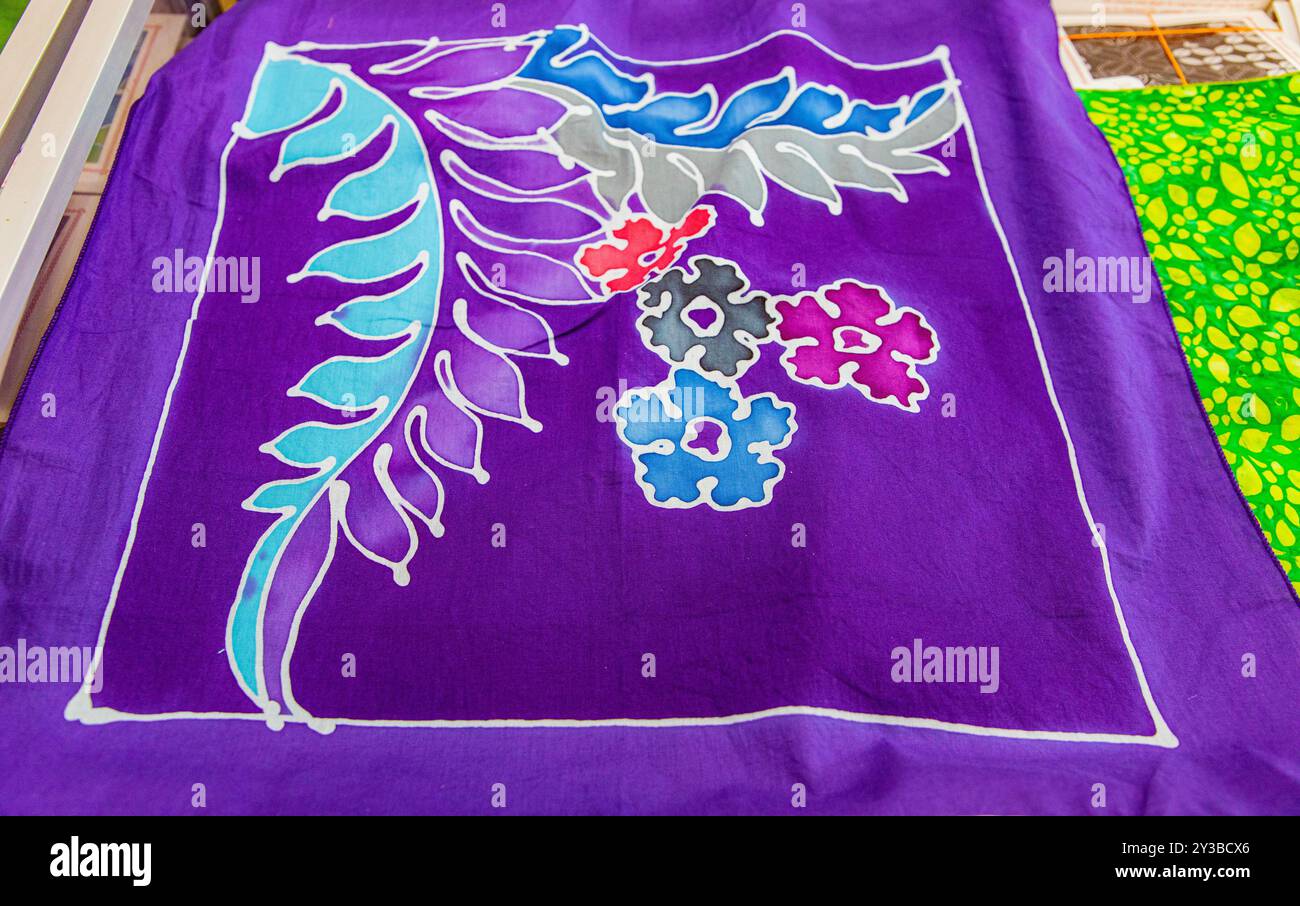 Kuala Lumpur, Malaysia. 04.08.2024. Batik design motif and pattern ...