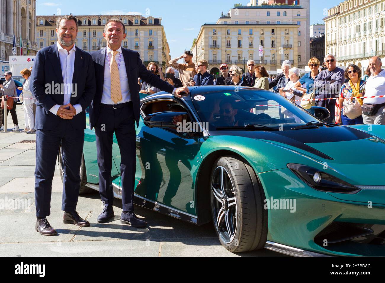 Torino, Italy. 13th Sep, 2024. Minister of Infrastructure and Transport ...
