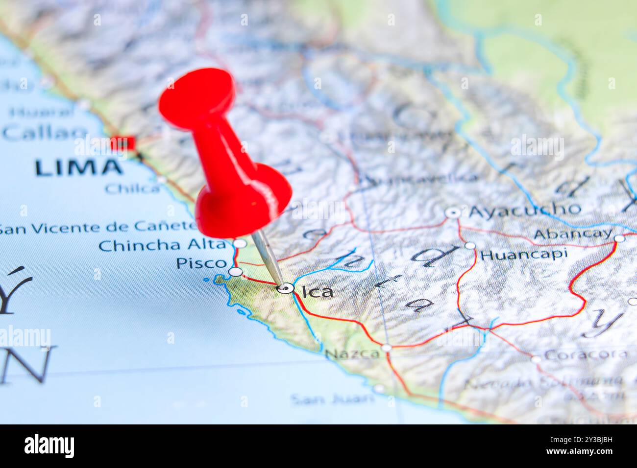 Map of ica hi-res stock photography and images - Alamy