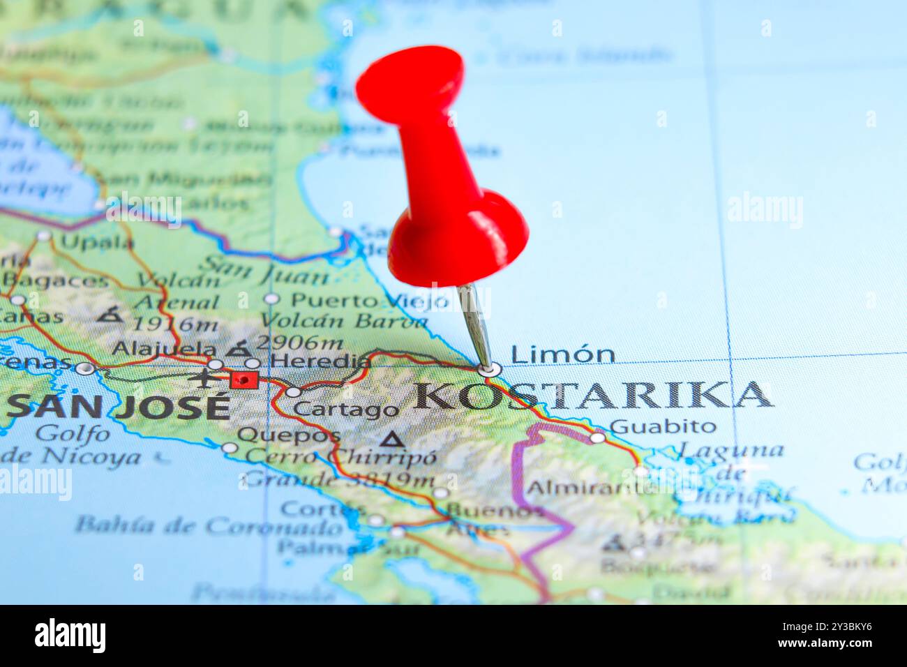 Map of limon hi-res stock photography and images - Alamy