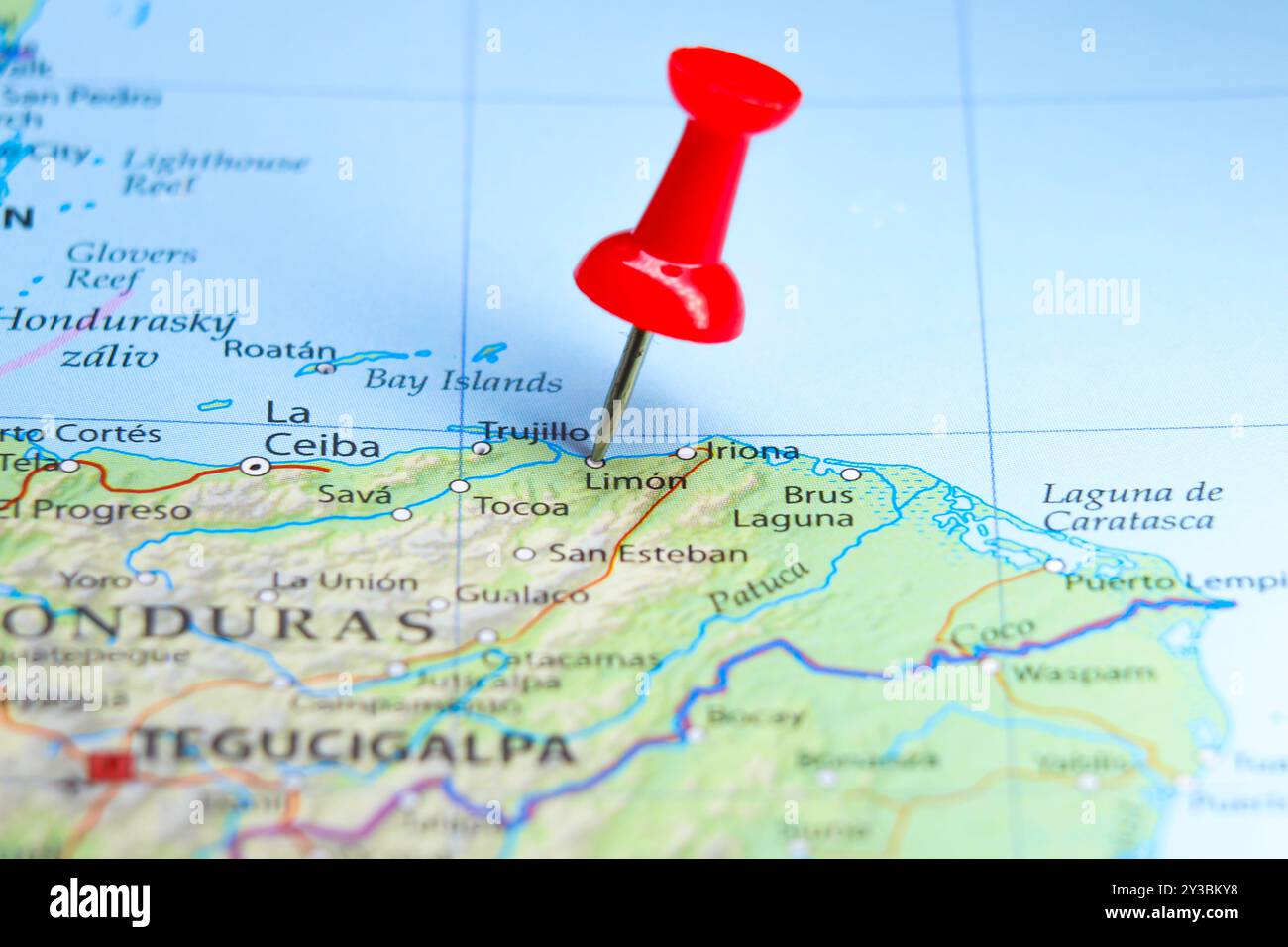 Map of limon hi-res stock photography and images - Alamy