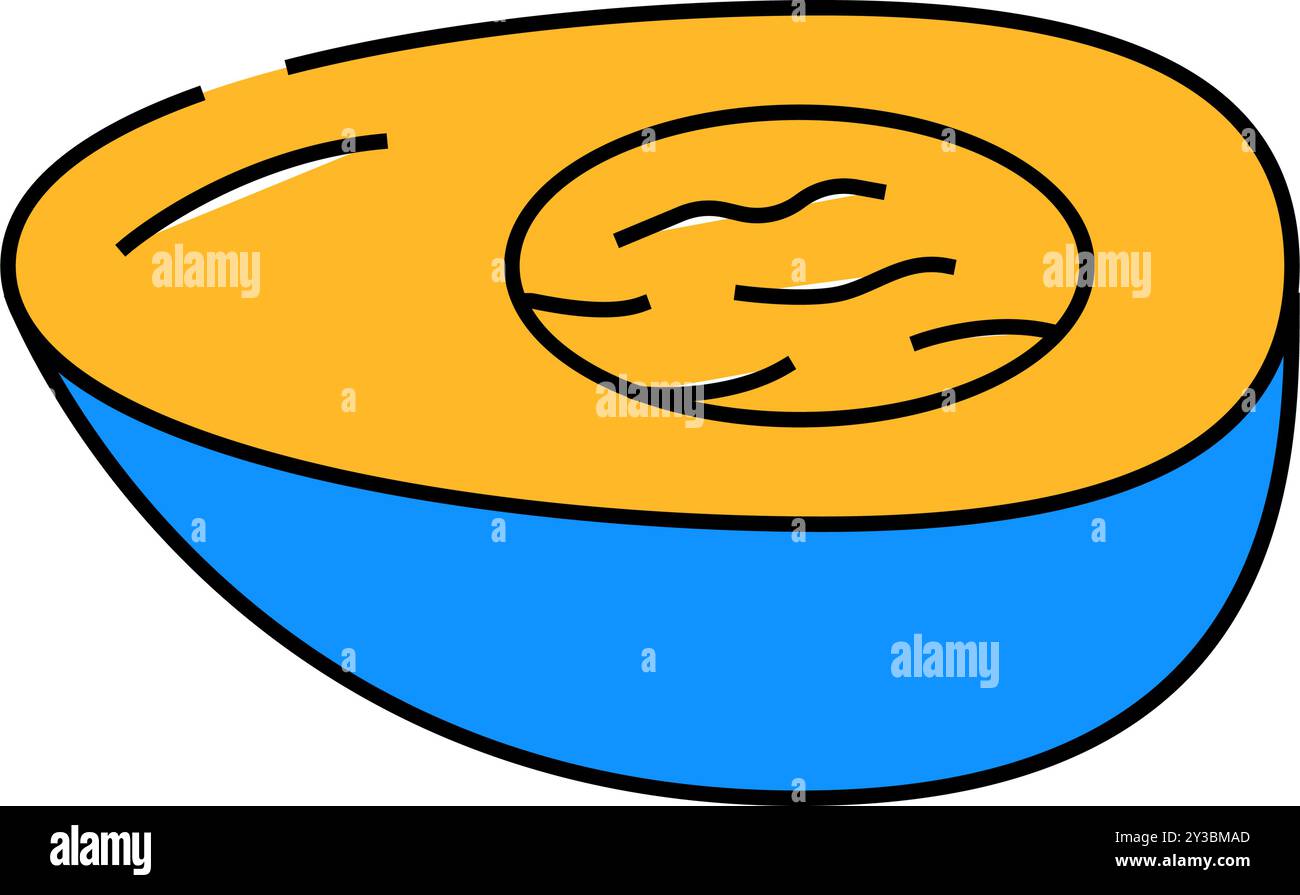 boiled egg chicken icon color illustration Stock Vector Image & Art - Alamy