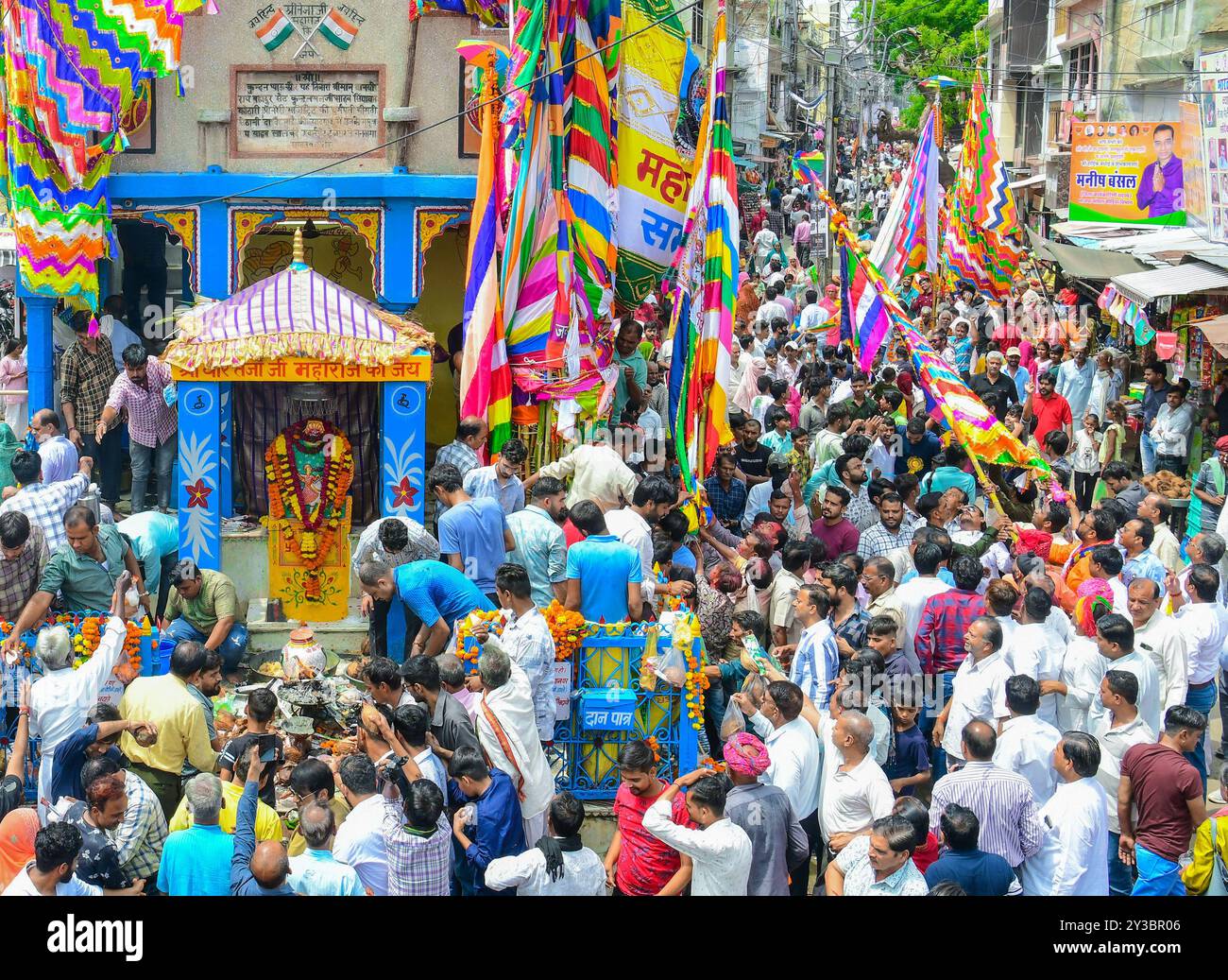 Beawar, Rajasthan, India, September 13, 2024: Thousands of Hindu ...