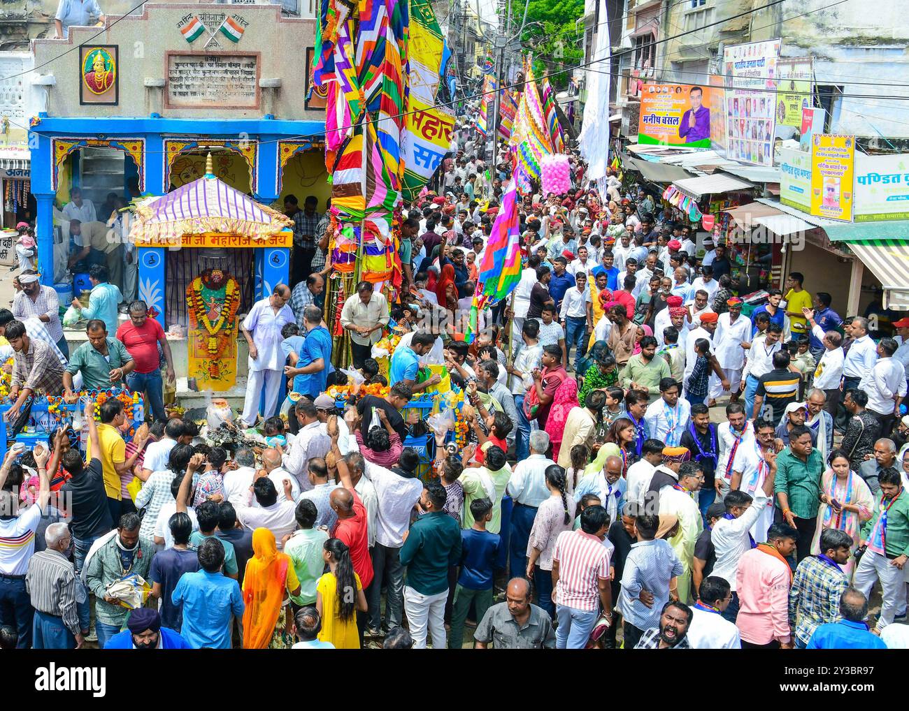 Beawar, Rajasthan, India, September 13, 2024: Thousands of Hindu ...