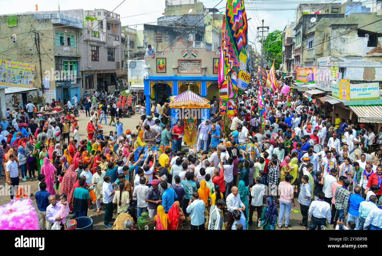Beawar, Rajasthan, India, September 13, 2024: Thousands of Hindu ...